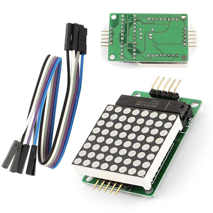 Dot Display for Arduino Red Color MAX7219 Kit Professional 3mm : Amazon ...