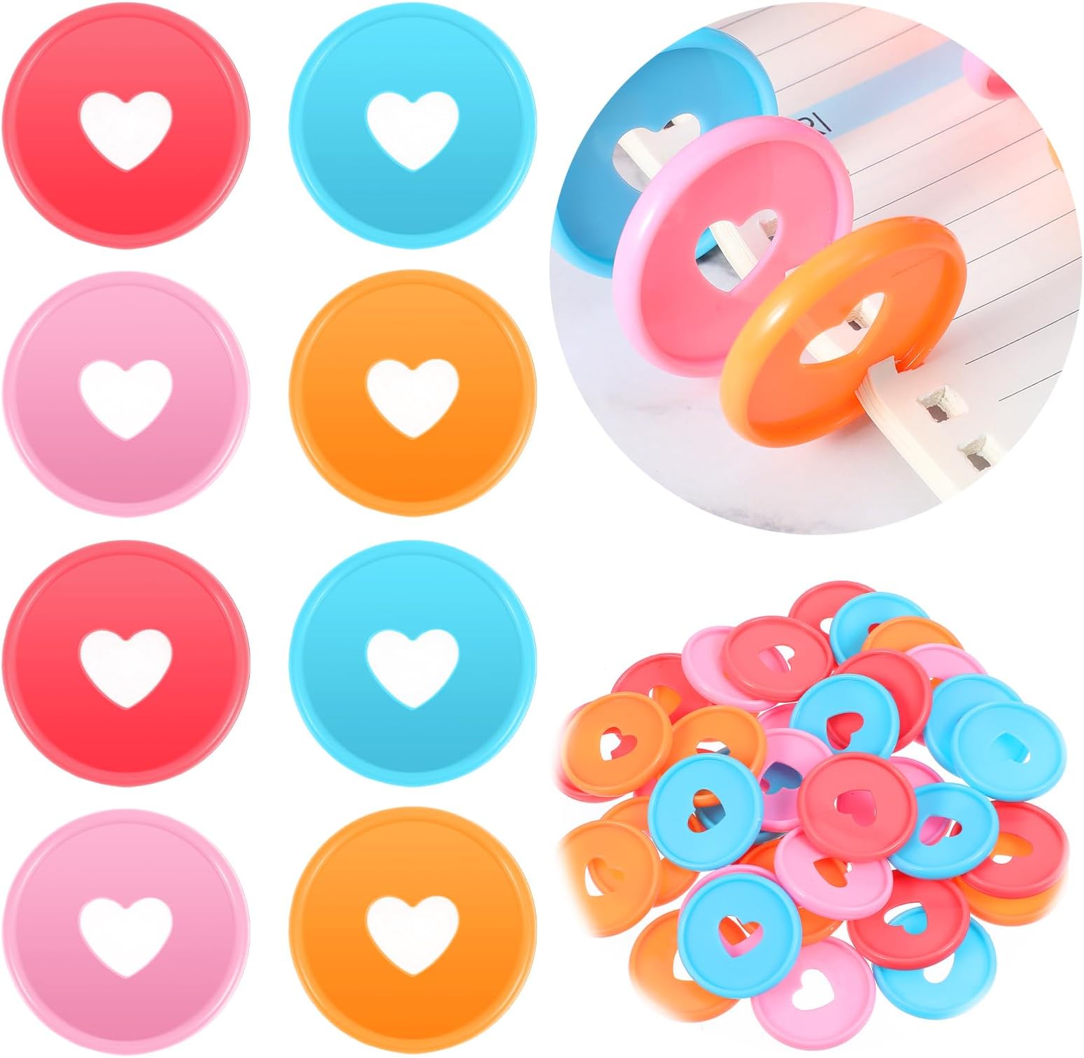 Amazon.com : PATIKIL 35mm Plastic Book Binding Discs, 22 Pack Discbound ...