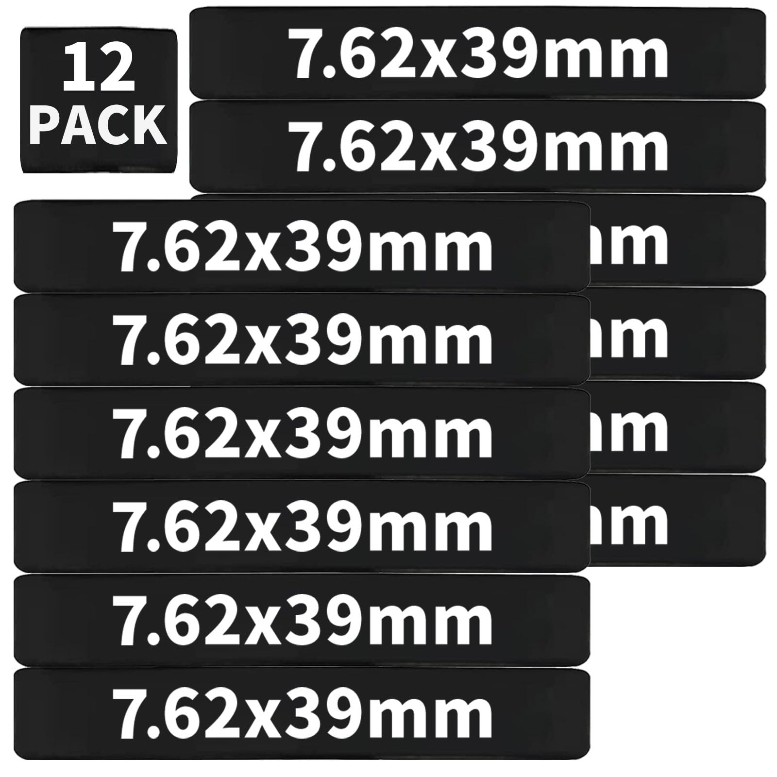 Amazon.com: 12 Pack Miaozhun 7.62x39mm Magazine Marking Bands 7.62 ...