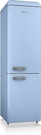 Swan SR11020FCN Retro Slimline Fridge Freezer with 60/40 Split, A+ ...
