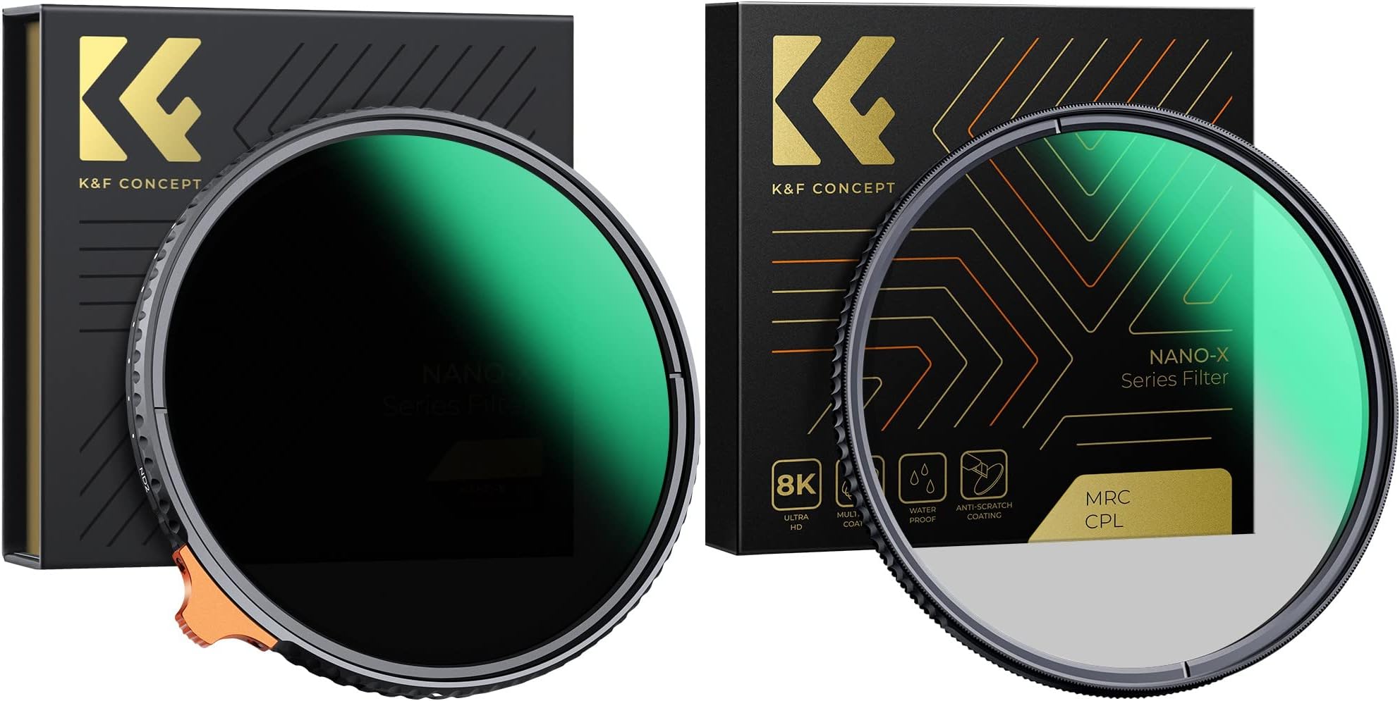 Amazon.com : 82mm Variable ND2-400 (1-9 Stops) & CPL Lens Filter Kit (2 ...