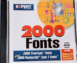 Amazon.com: Expert 2000 Fantastic Fonts