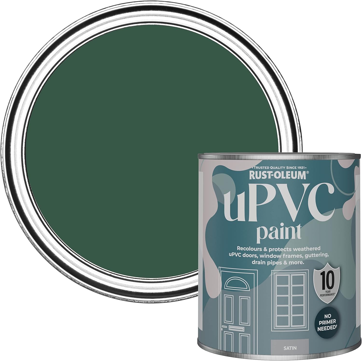 Rust-Oleum Green uPVC Door and Window Paint In Satin Finish - The ...