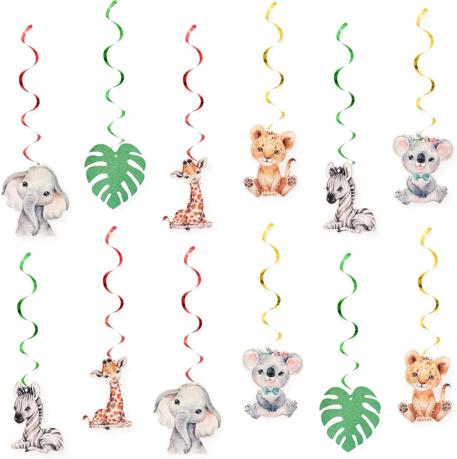 Amazon.com: 12Pcs Wild One Hanging Swirls Ceiling Streamers Decorations ...