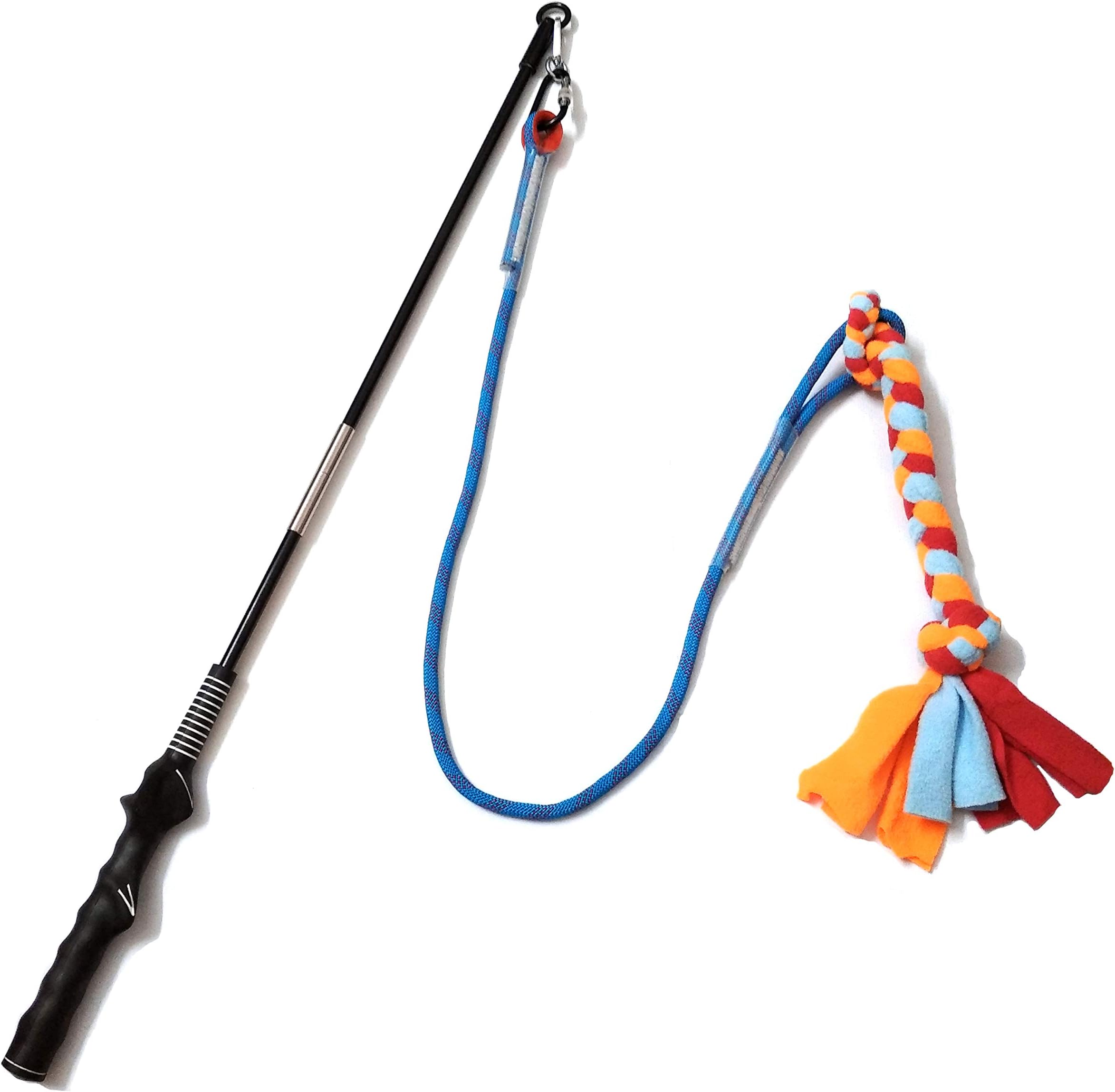 Pet Supplies : Pragmatist Outdoor Flirt Pole for Dog, Detachable Dog ...