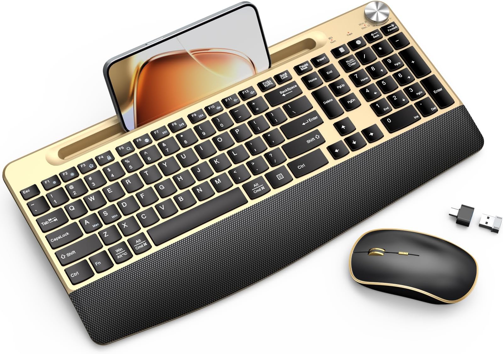 Amazon.com: JOYACCESS Wireless Keyboard and Mouse Combo,Full-Sized 2 ...