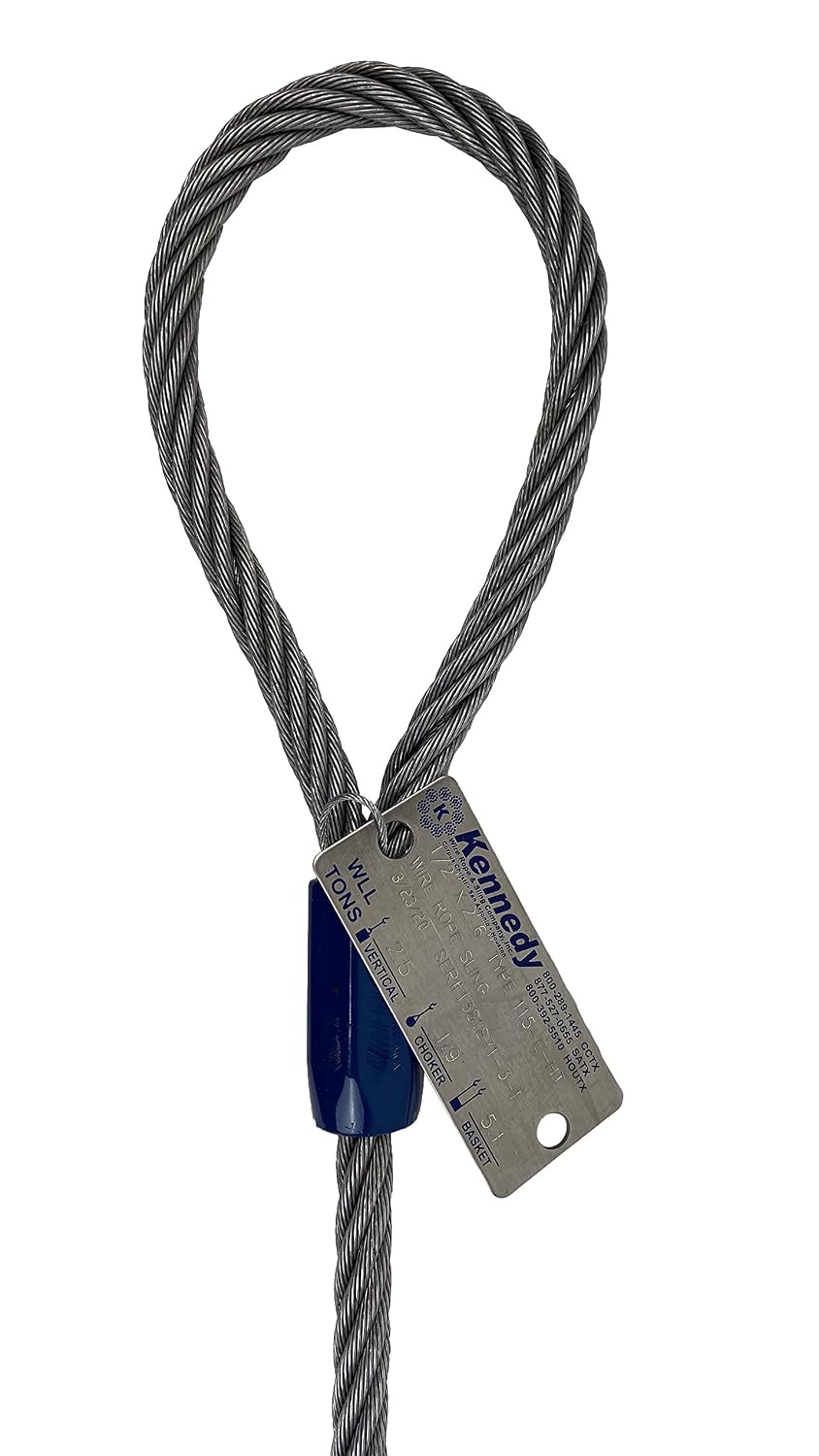 Kennedy Wire Rope & Sling Co. 1/2 x 5' Galvanized Philippines | Ubuy