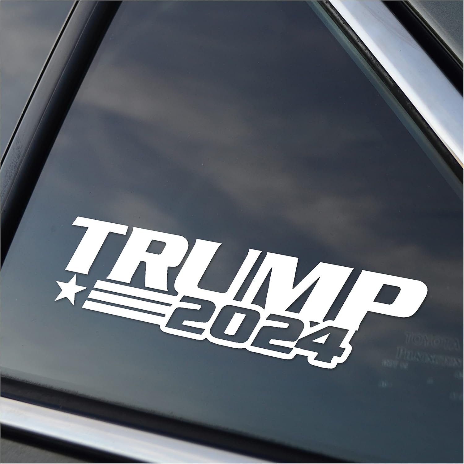 Amazon.com: Trump 2024 Window Vinyl Decal - Matte White : Sports & Outdoors