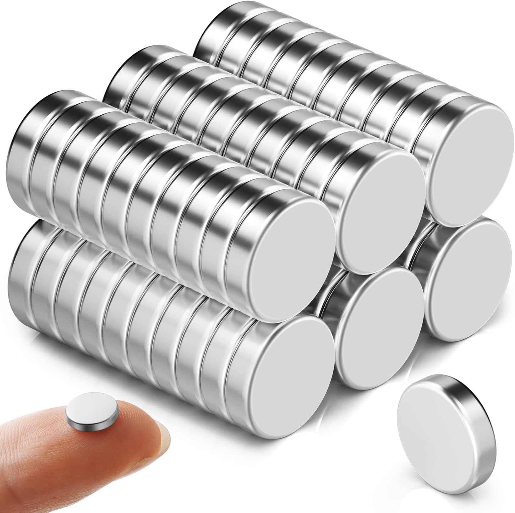 Amazon.com: wotoy 100pcs 4x3mm Decorative Refrigerator Magnets Small ...