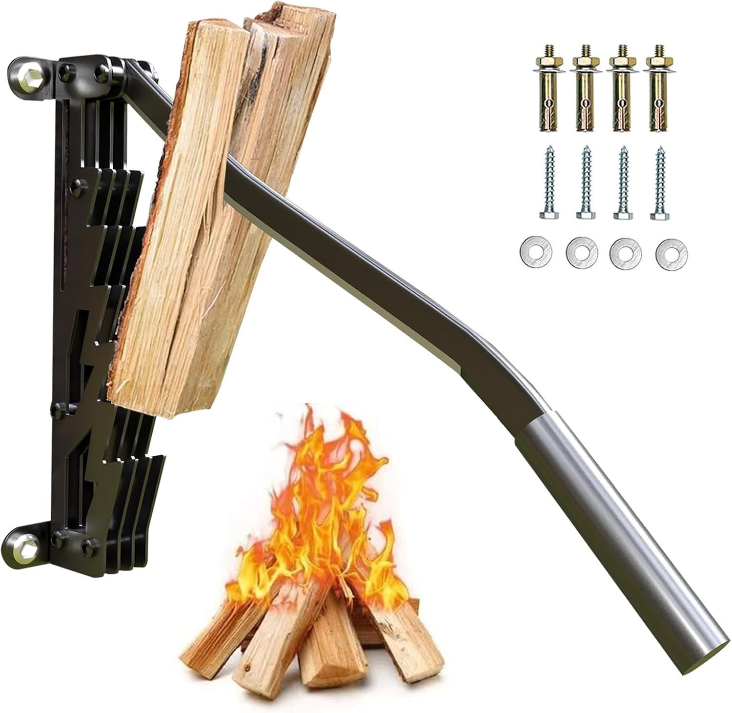 Amazon.com : WUEURU Wall Mounted Kindling Splitter,Kindling Splitter ...