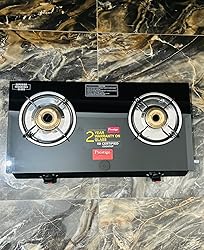 Prestige Magic plus Toughened Glass-Top 3 Brass Burner LPG Gas Stove ...