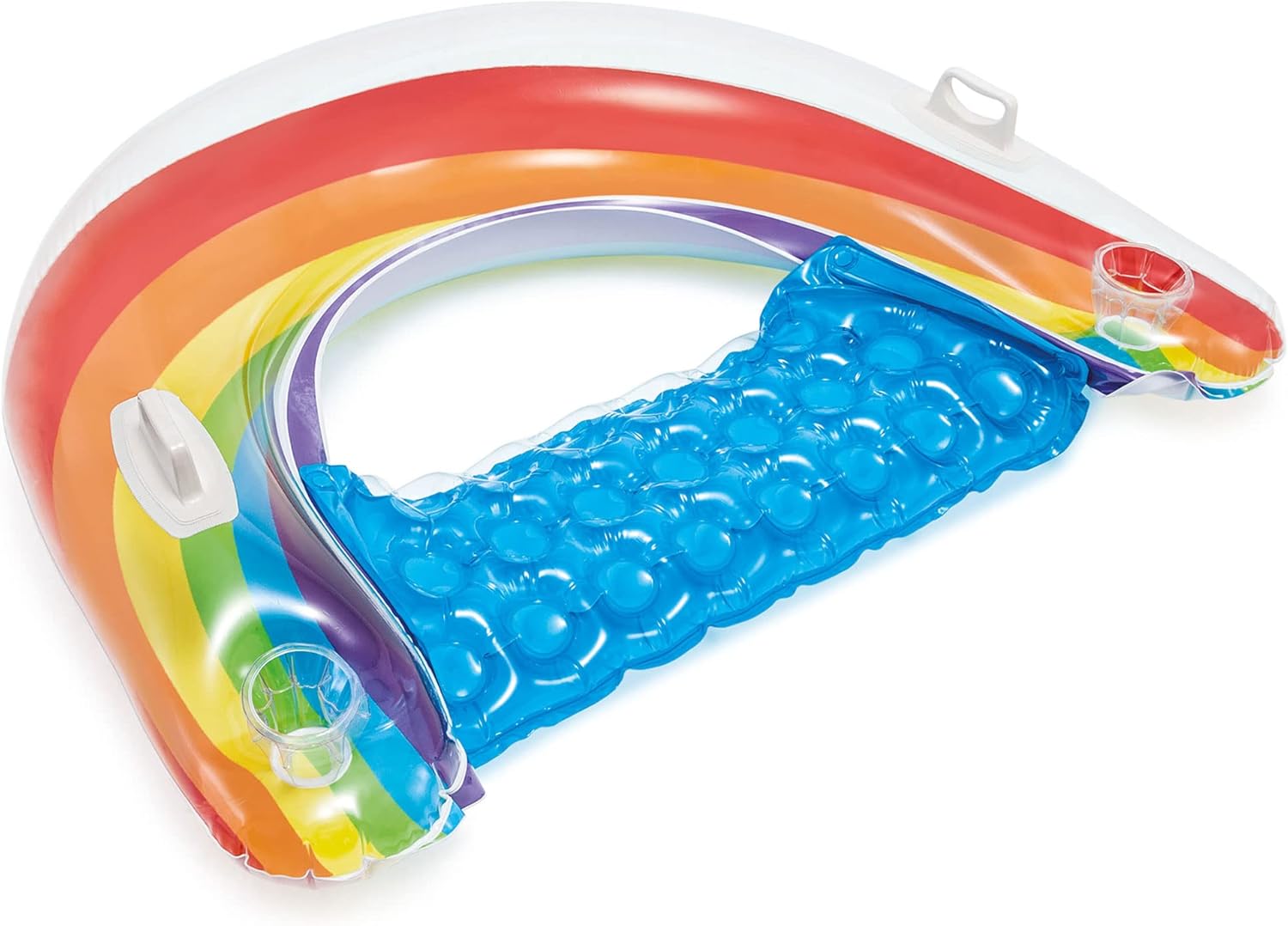 Intex Sit ‘N Float Rainbow Pool Lounger – Inflatable Lounge Float for ...