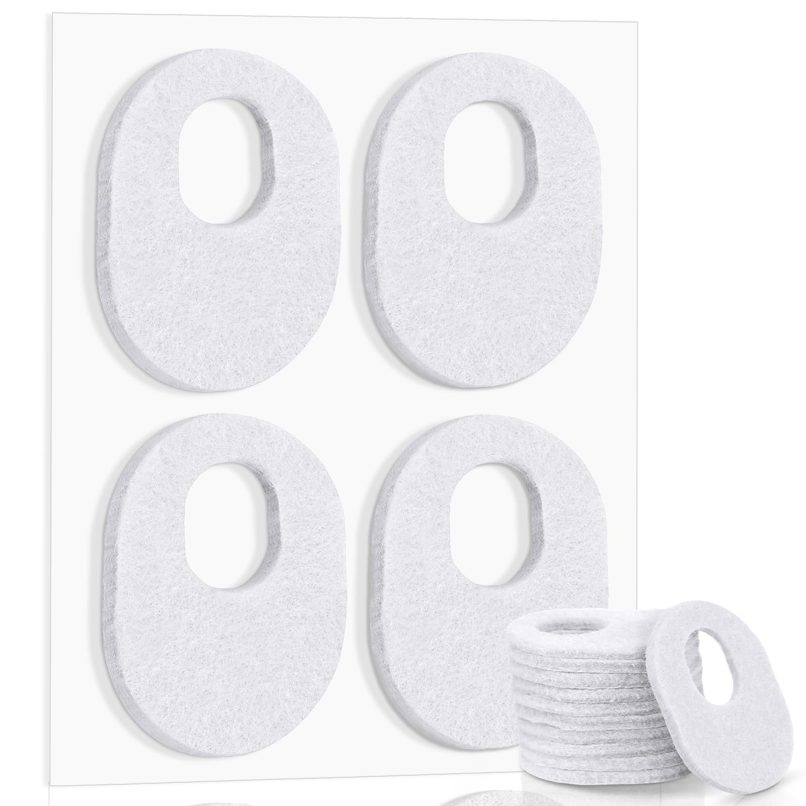 Amazon.com: WILLBOND 48 Pack Callus Pads Soft 1/4" Thick Oval Shape ...