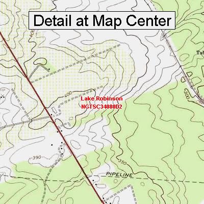 Amazon.com: USGS Topographic Quadrangle Map - Lake Robinson, South ...