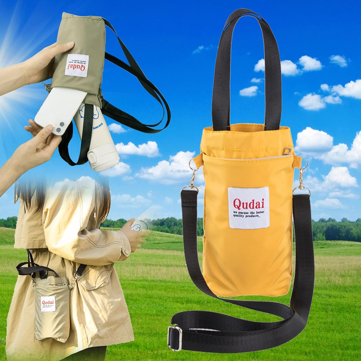 Amazon.com: 2023 Upgrade Qudai Bottle Bag,Qudai Bag-Large Size ...