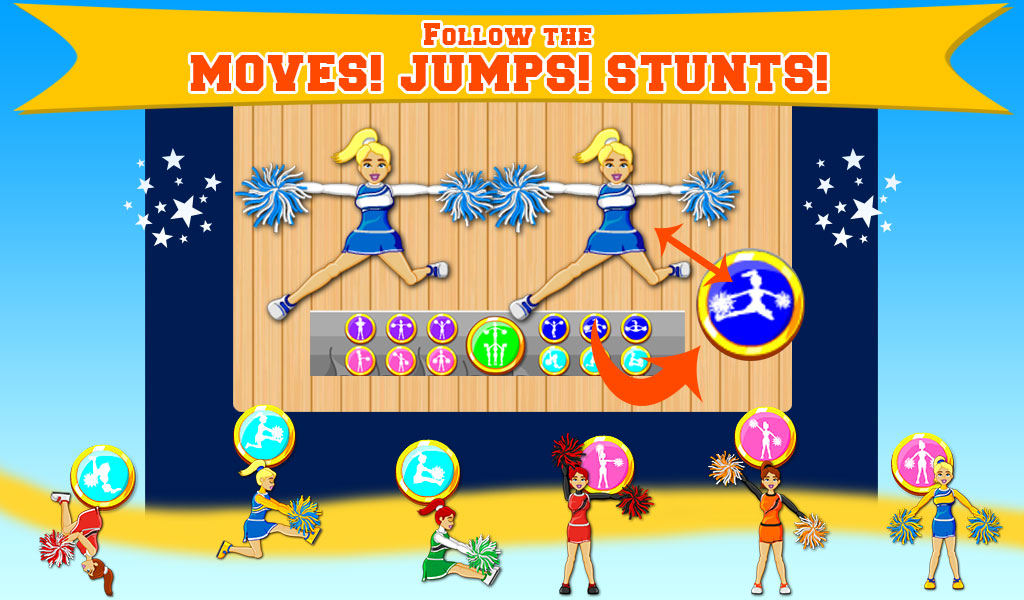 Just Cheer! All Star Cheerleader Game - Play Free Cheerleading & Dance ...