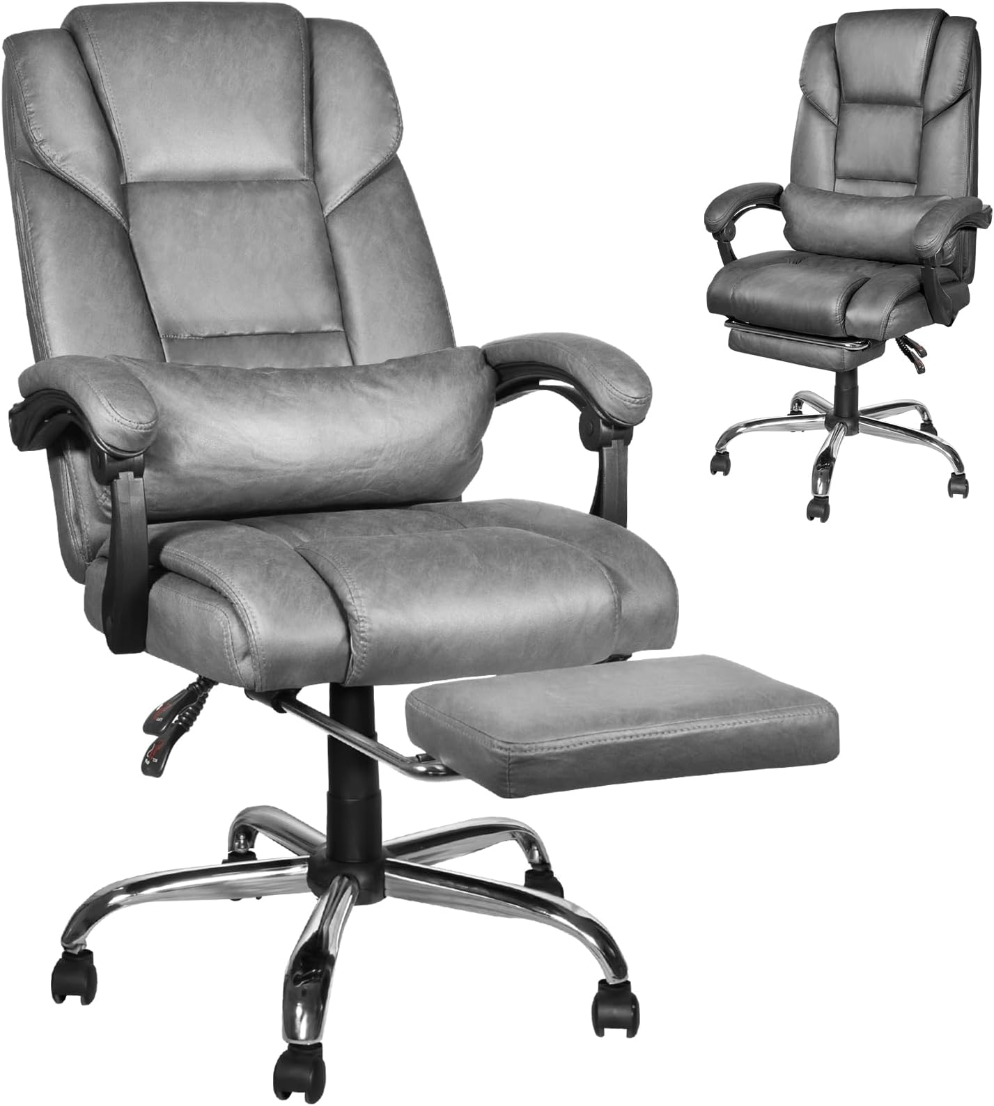 Amazon.com: Toszn High Back Executive Office Chair, Reclining Office ...