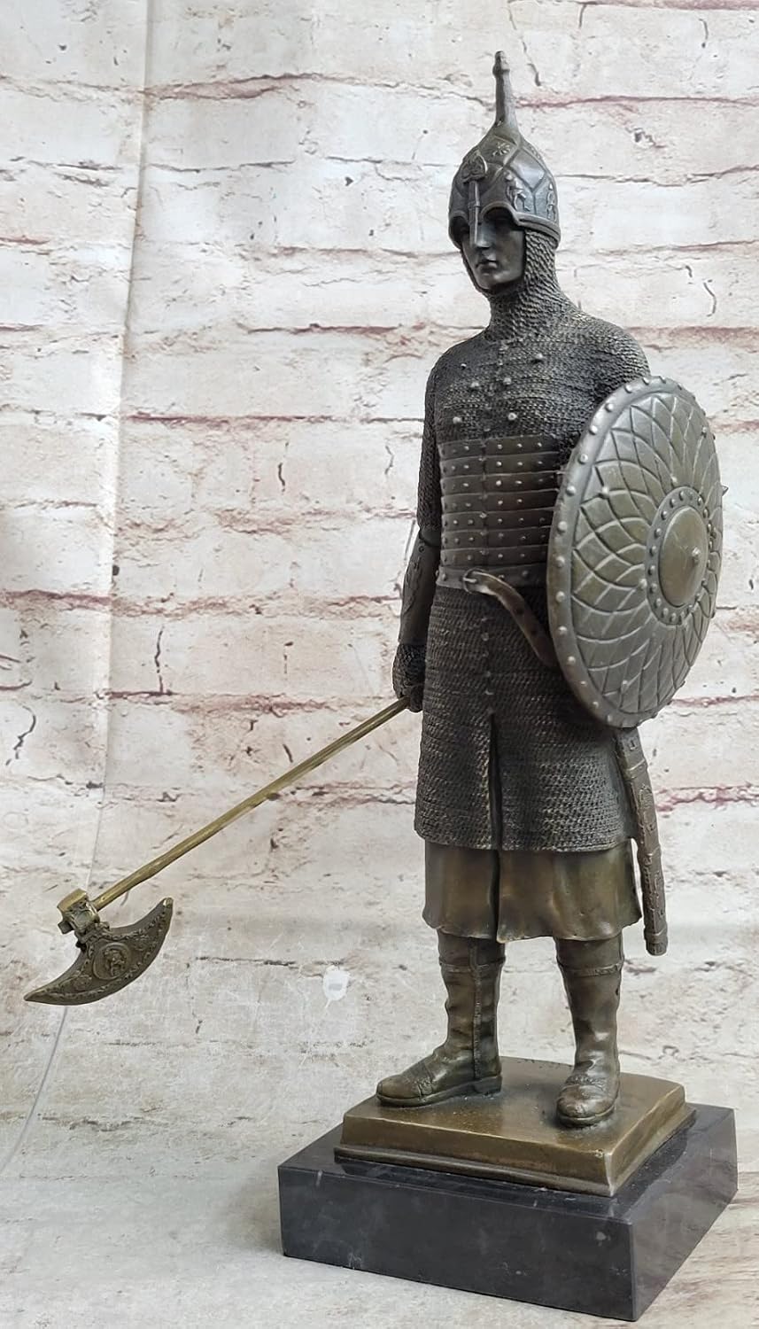 Amazon.com: Hand Made Armor Knight Medieval Sculpture Bronze Sculpture ...
