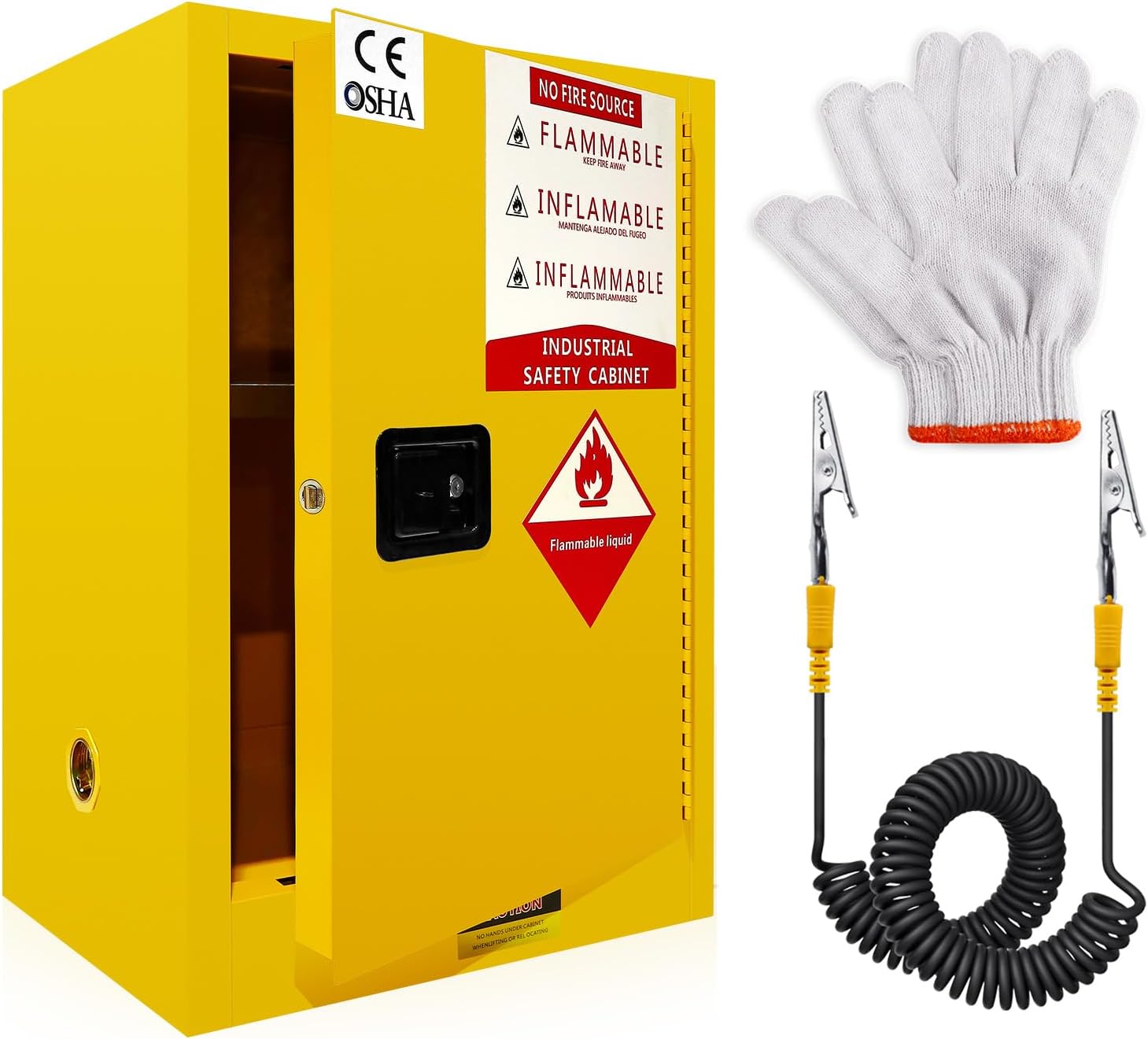 Amazon.com: 24 Gallons 23" x 18" x 35" Flammable Storage Cabinet ...