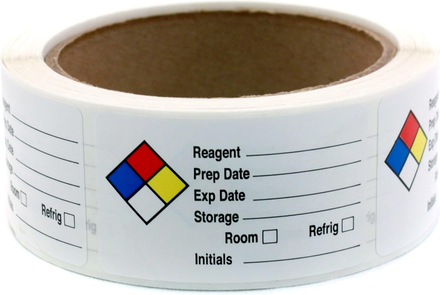 Amazon.com: ChromaLabel HMIG Safety Labels: Reagent Write-in, 1.5 x 2.5 ...