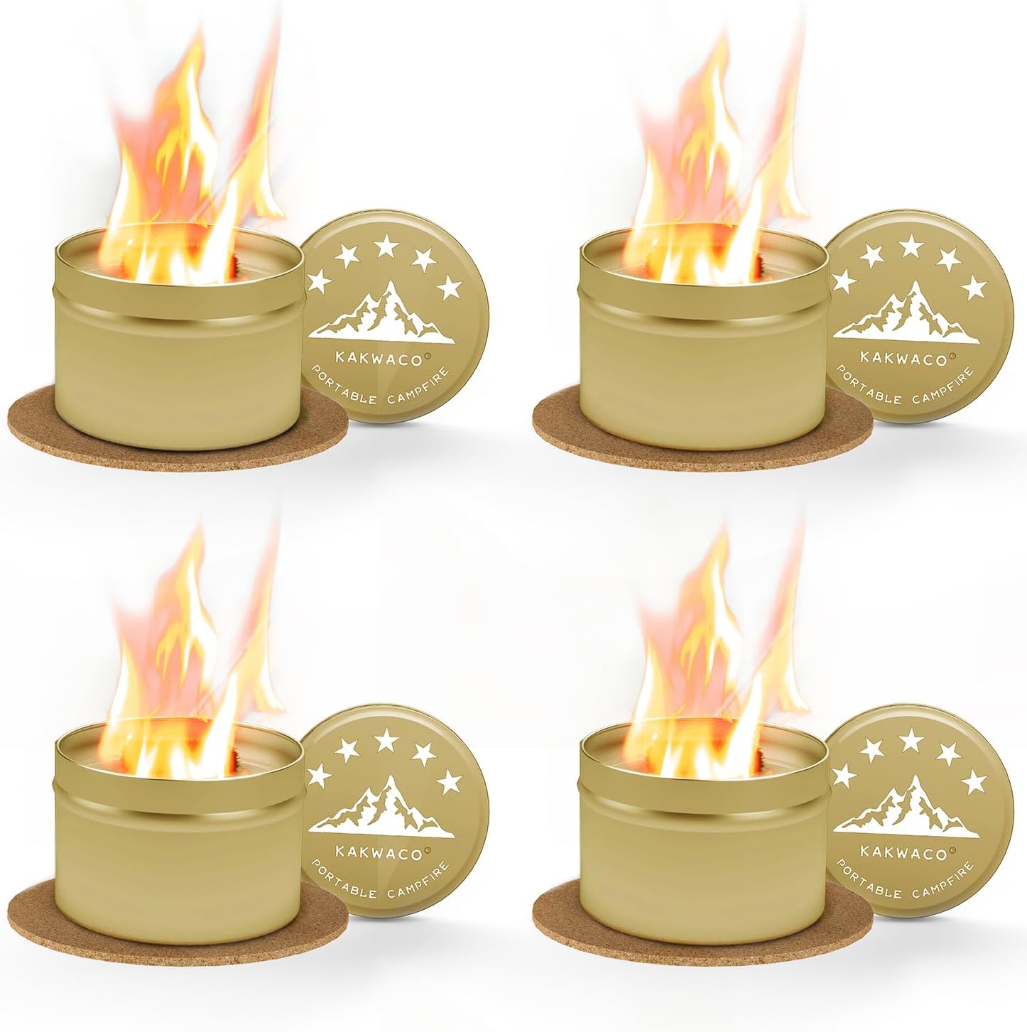 Amazon.com : Tabletop Fire Pit Portable Campfire Camping Emergency Fire ...