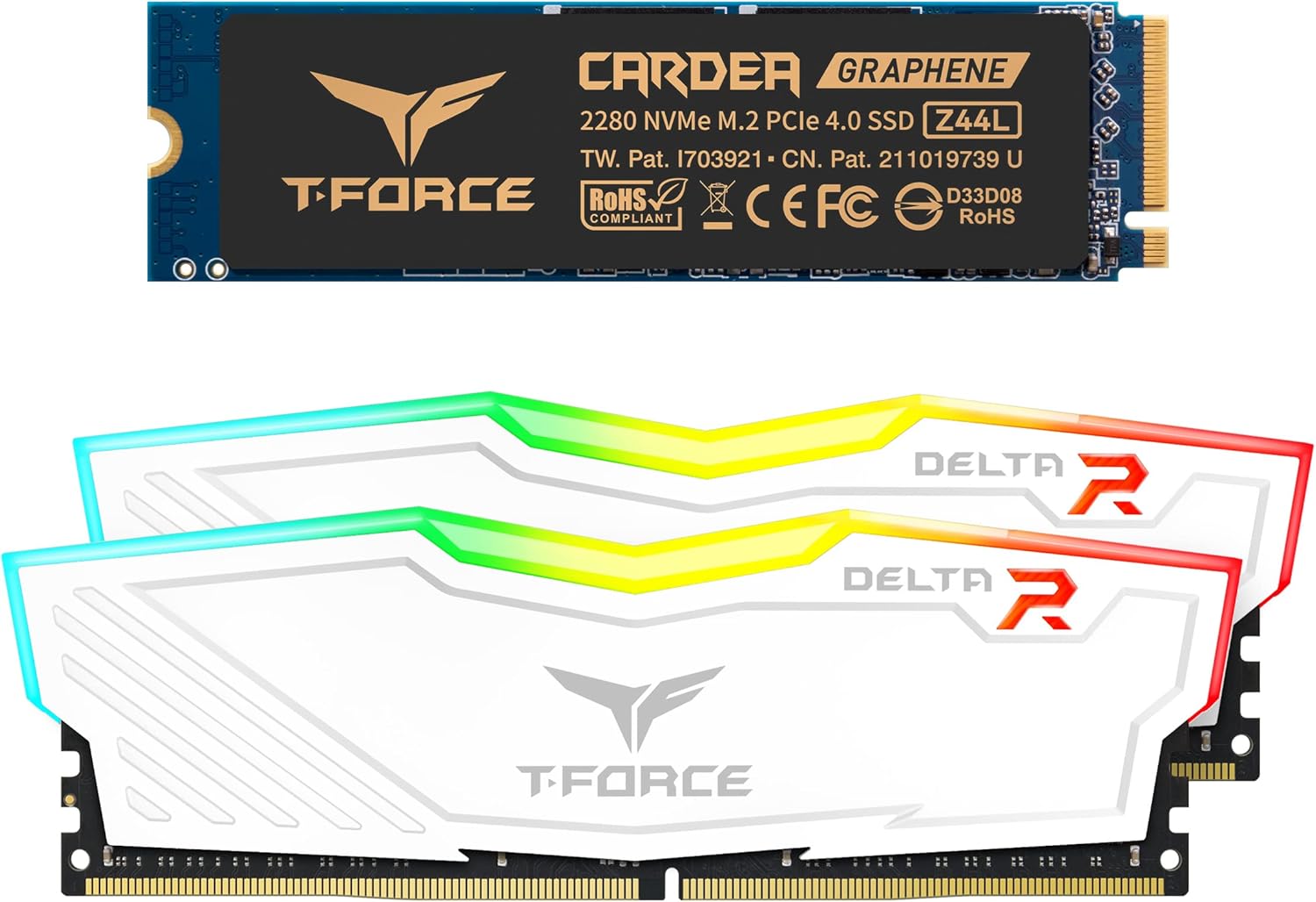 TEAMGROUP T-Force Delta DDR4 32GB Kit (2x16GB) 3200MHz CL16 Desktop ...