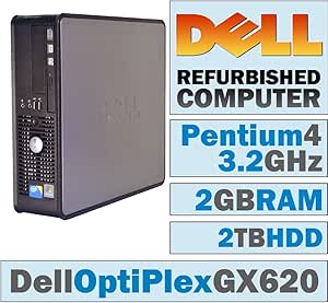 Amazon.com: Dell OptiPlex GX 620 SFF/Pentium 4 HT 3.2 @ 3.2 GHz/2GB ...