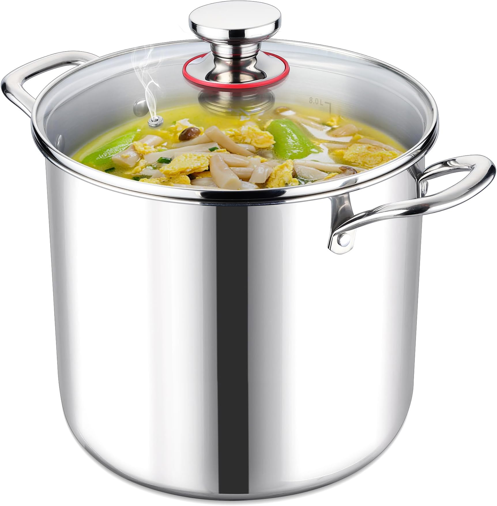 Amazon.com: Stainless Steel Tri-Ply Base Pasta Cooker,Multipots With ...