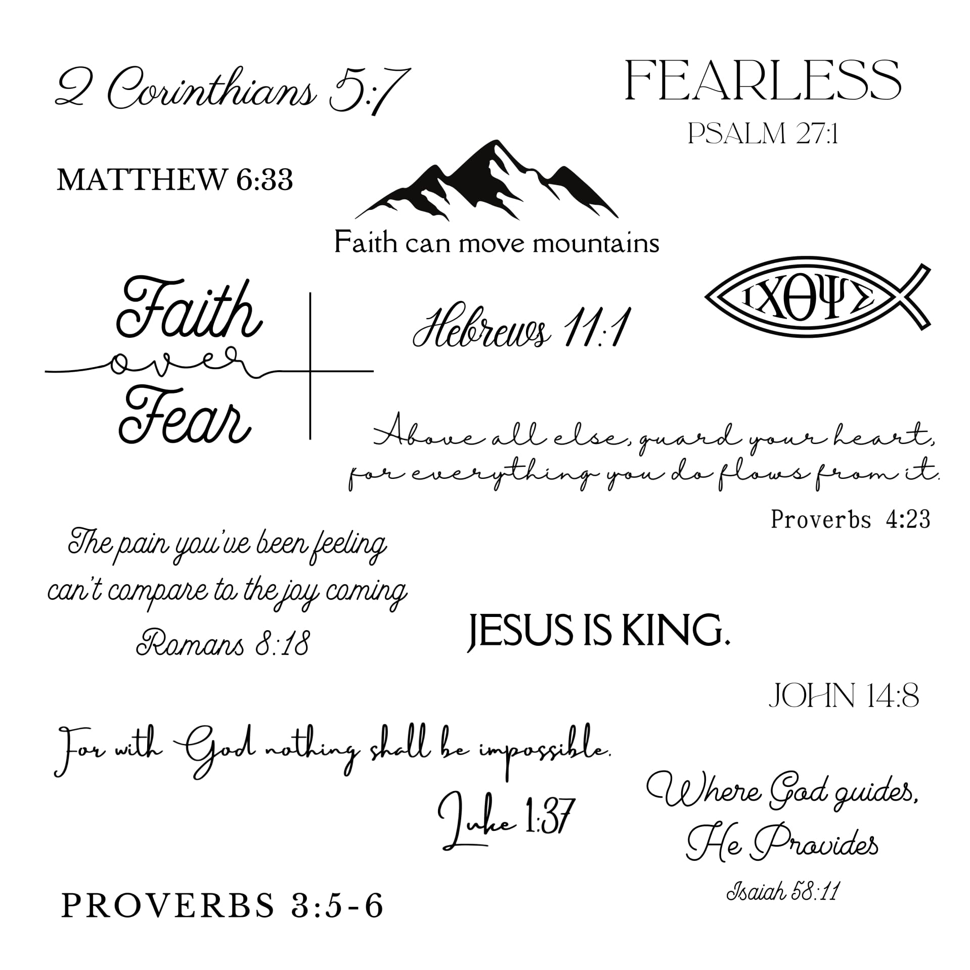 Cross Tattoos With Bible Verses