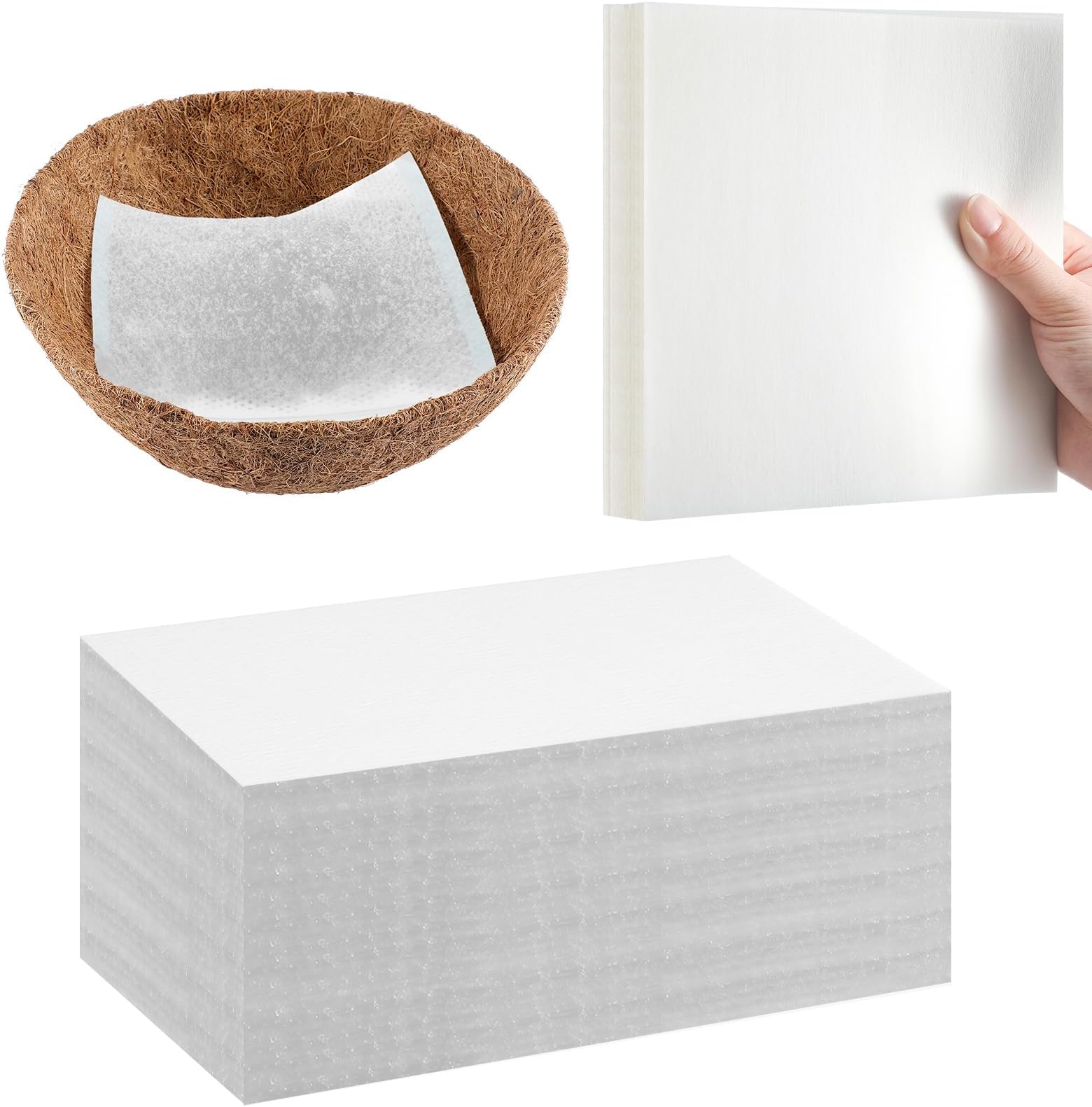 Amazon.com: Briwooody 50 Pcs Mats Self Watering Liners Plant Watering ...