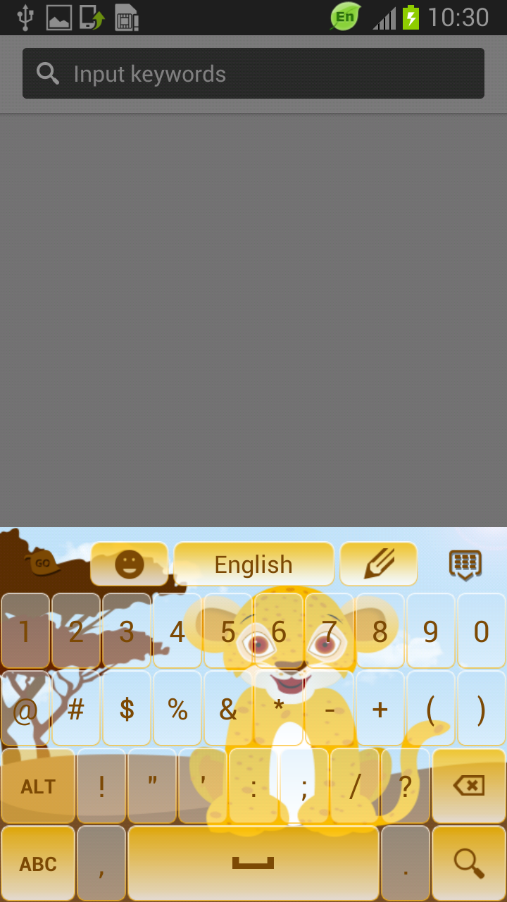 Keyboard Smiling Cheetah - App on Amazon Appstore