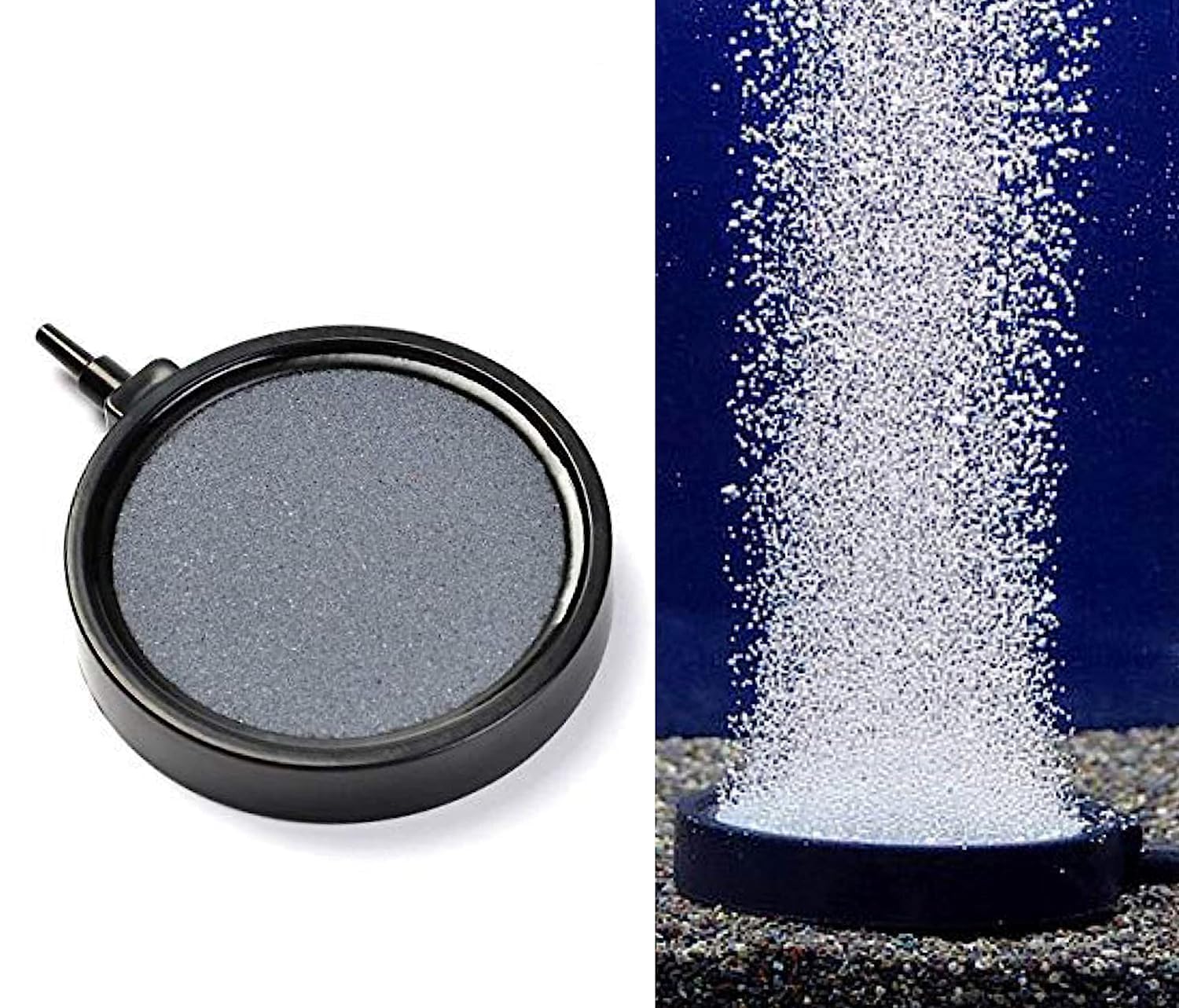 VAYINATO Petzlifeworld 3 Inch Round Air Stone Disc Bubble Diffuser for ...