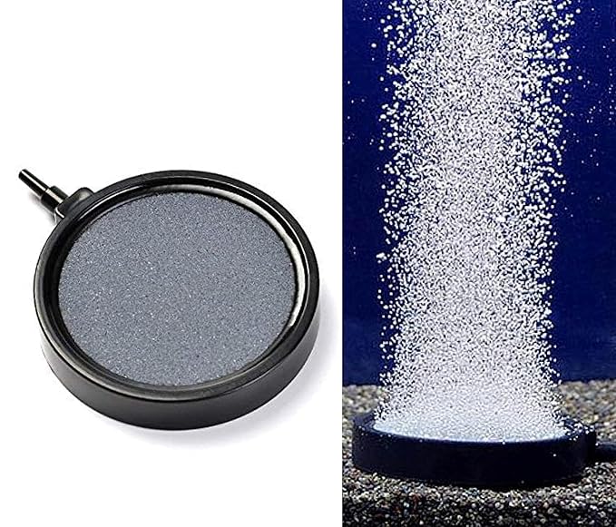 VAYINATO Petzlifeworld 3 Inch Round Air Stone Disc Bubble Diffuser for ...