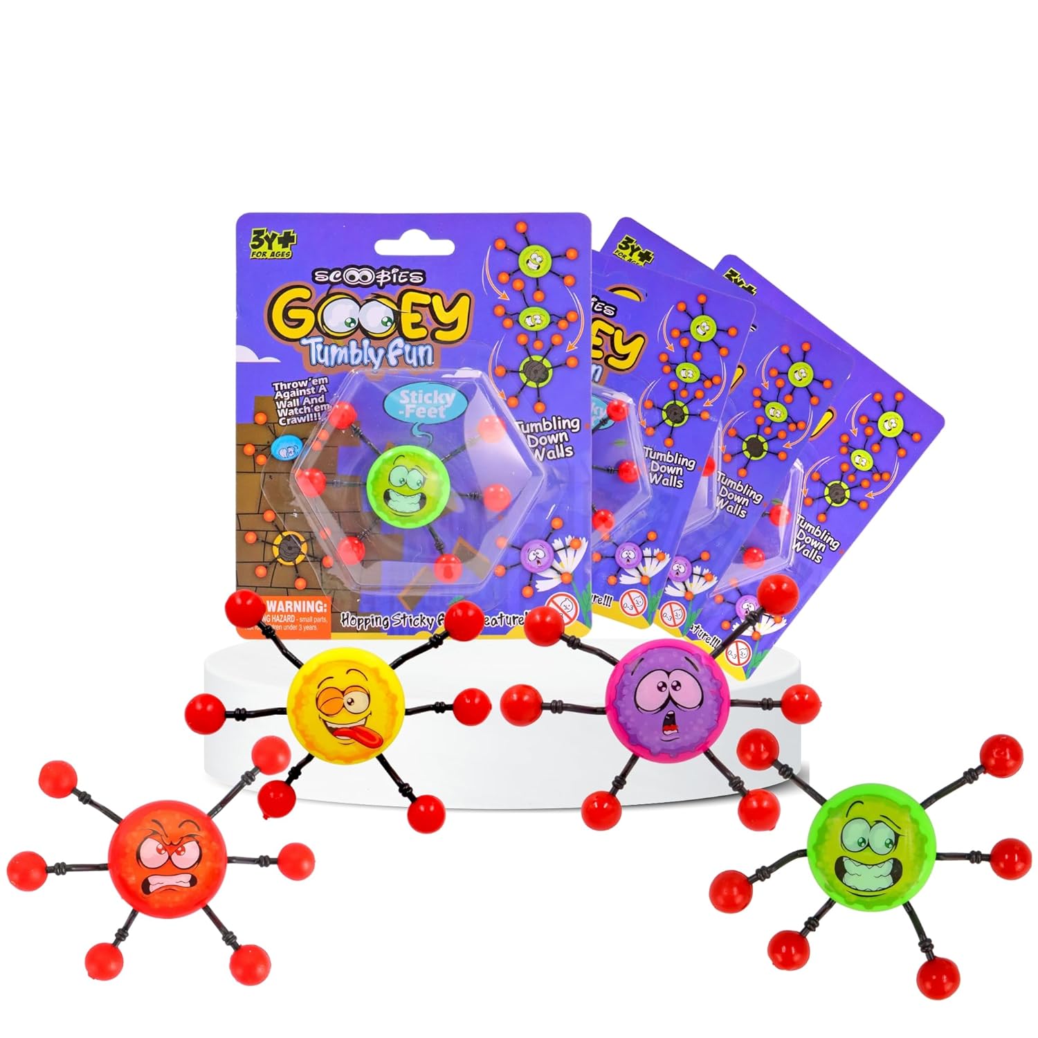 Scoobies Gooey Crawling Spider Fun MAXX | Wall Climbing Fidget Toy for ...