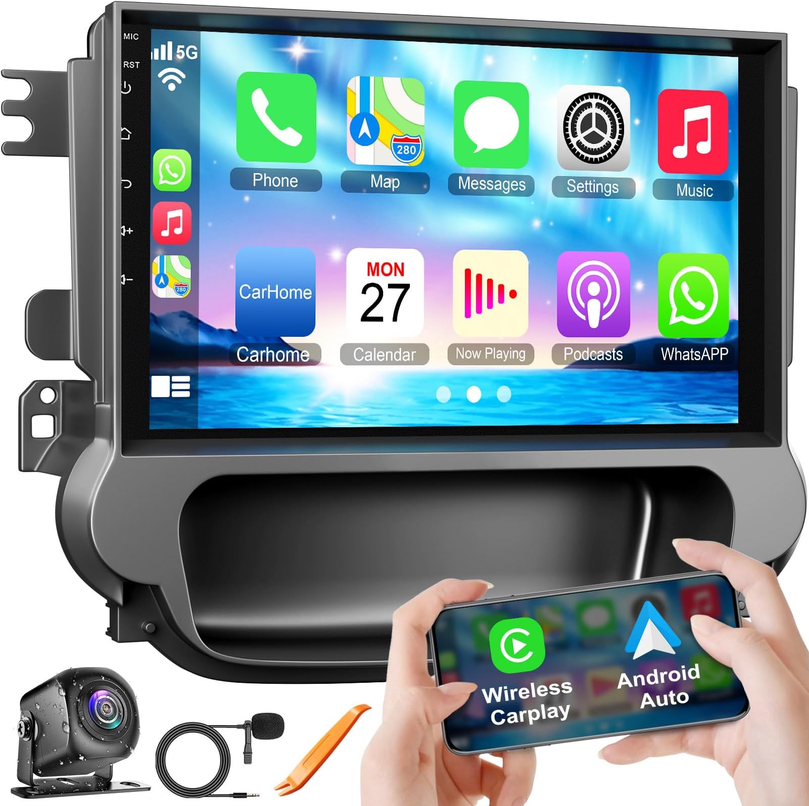 Amazon.com: Hiolpen Android 13 Double Din Car Stereo for 2011-2015 for ...
