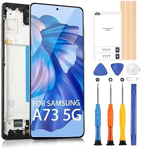 Amazon.com: Screen Replacement for Samsung Galaxy A73 5G A736 LCD - for ...
