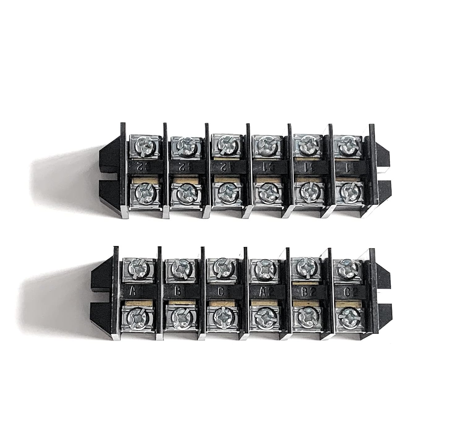 Litost® Control Panel 6 Way 60A 500V AC Bakelite Connector Strip ...