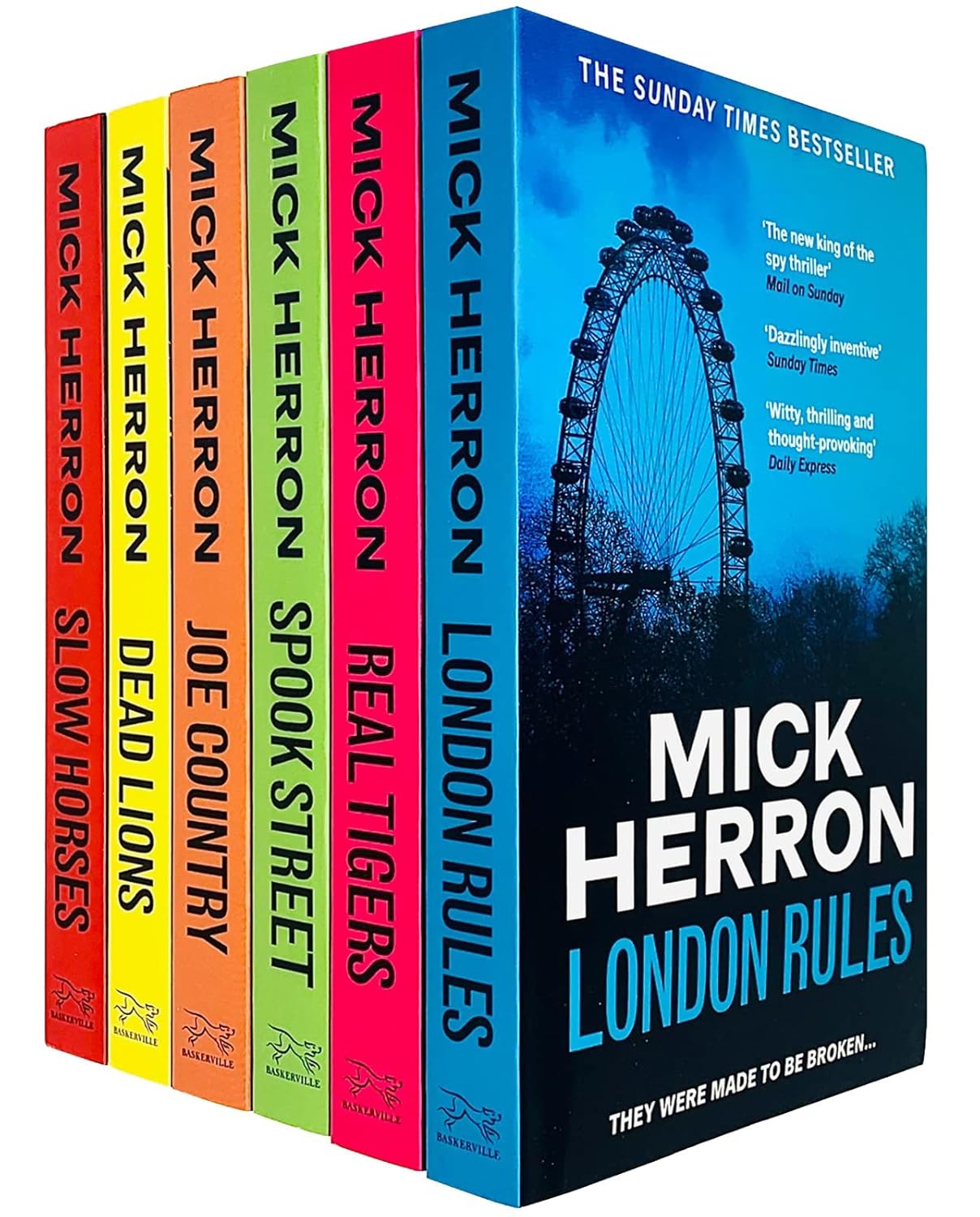 Mick Herron Collection 6 Books Set (Spook Street, London Rules,Joe ...