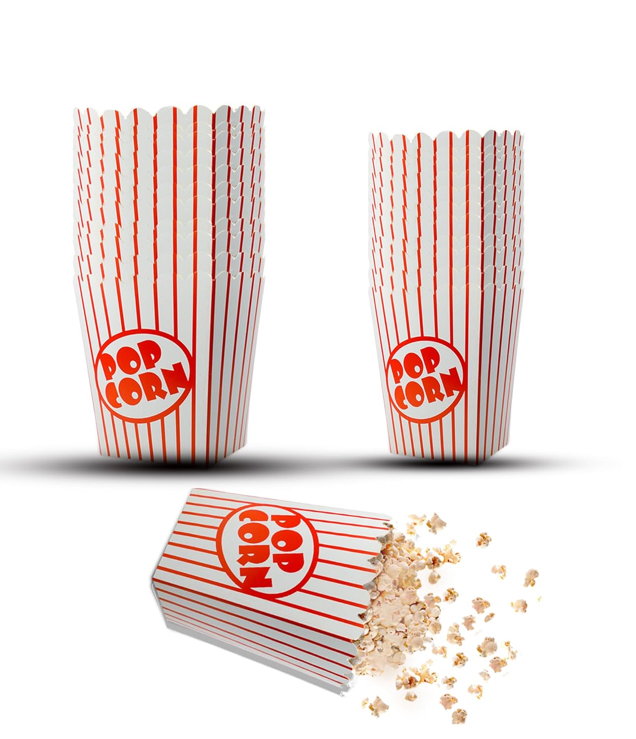 Amazon.com: 25 Pack Popcorn Boxes Movie Night Popcorn Bags for Party ...
