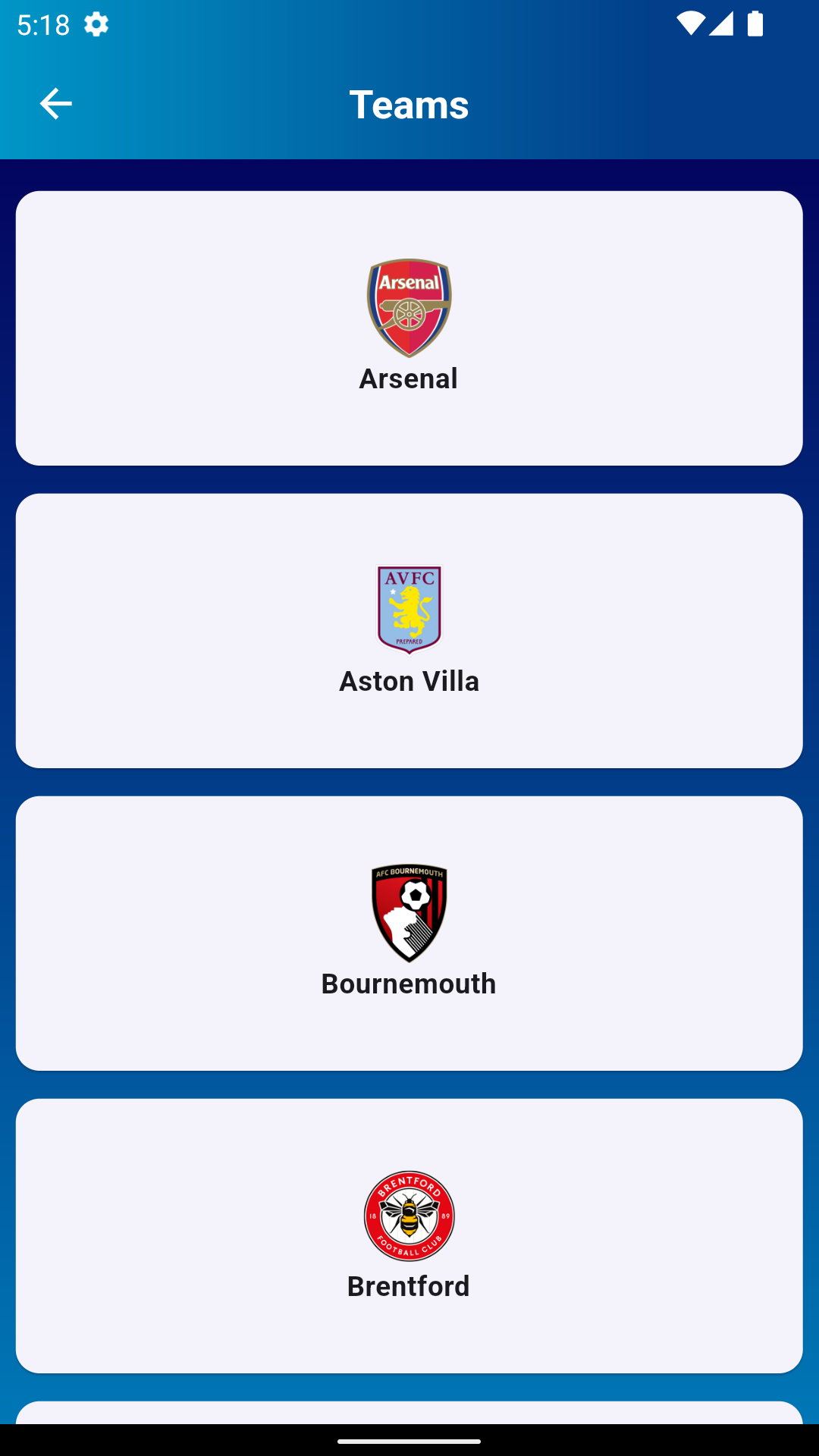 Premier League EN FootBall - App on the Amazon Appstore