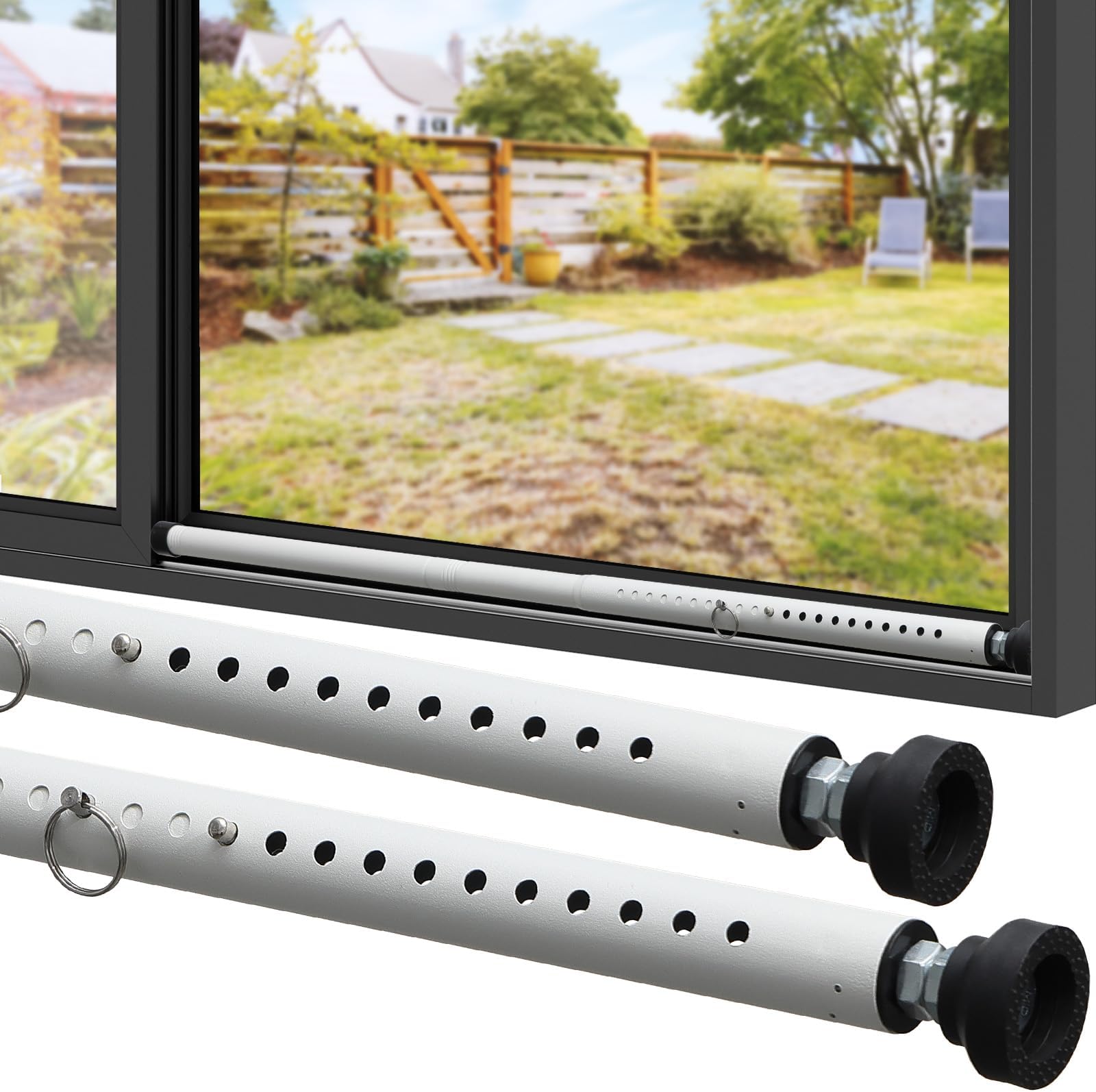 3 Pack Adjustable Window Security Bars, Security Bars for Inside ...