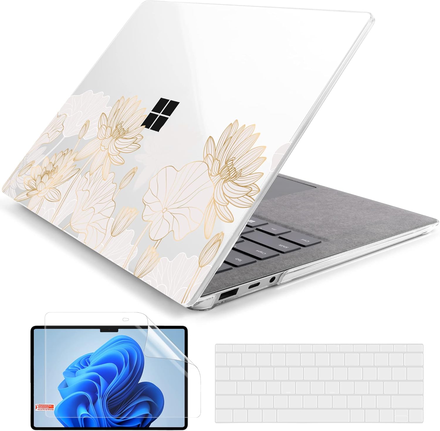 Amazon.com: Batianda Case for 13.5" Microsoft Surface Laptop 5 4/3 with ...