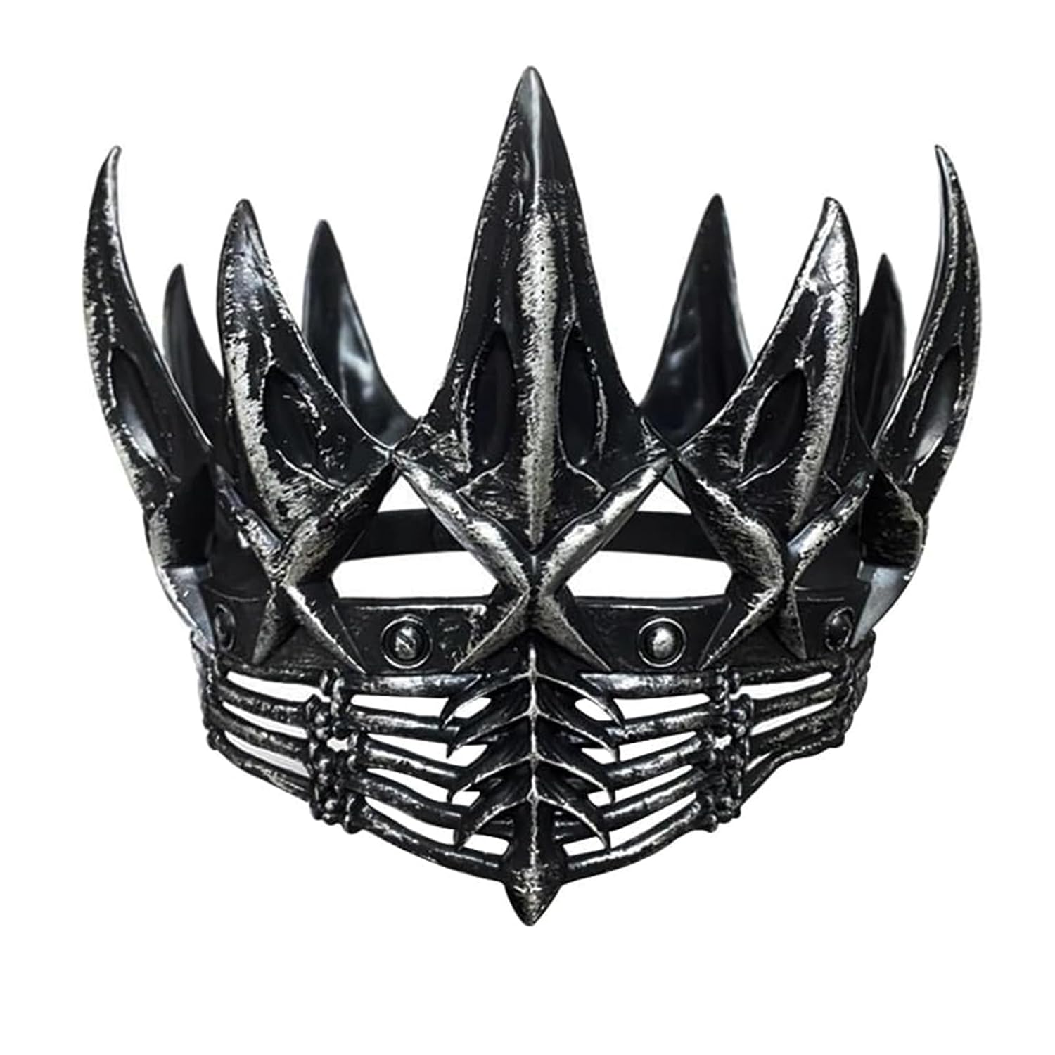 Amazon.com: KIPETTO Halloween Crow Crown Gothic Crown Headpiece Evil ...