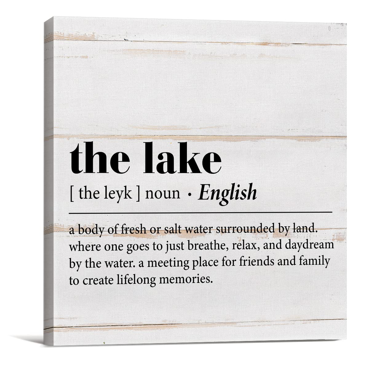 Amazon.com: Country the Lake Definition Canvas Prints Wall Art Decor ...