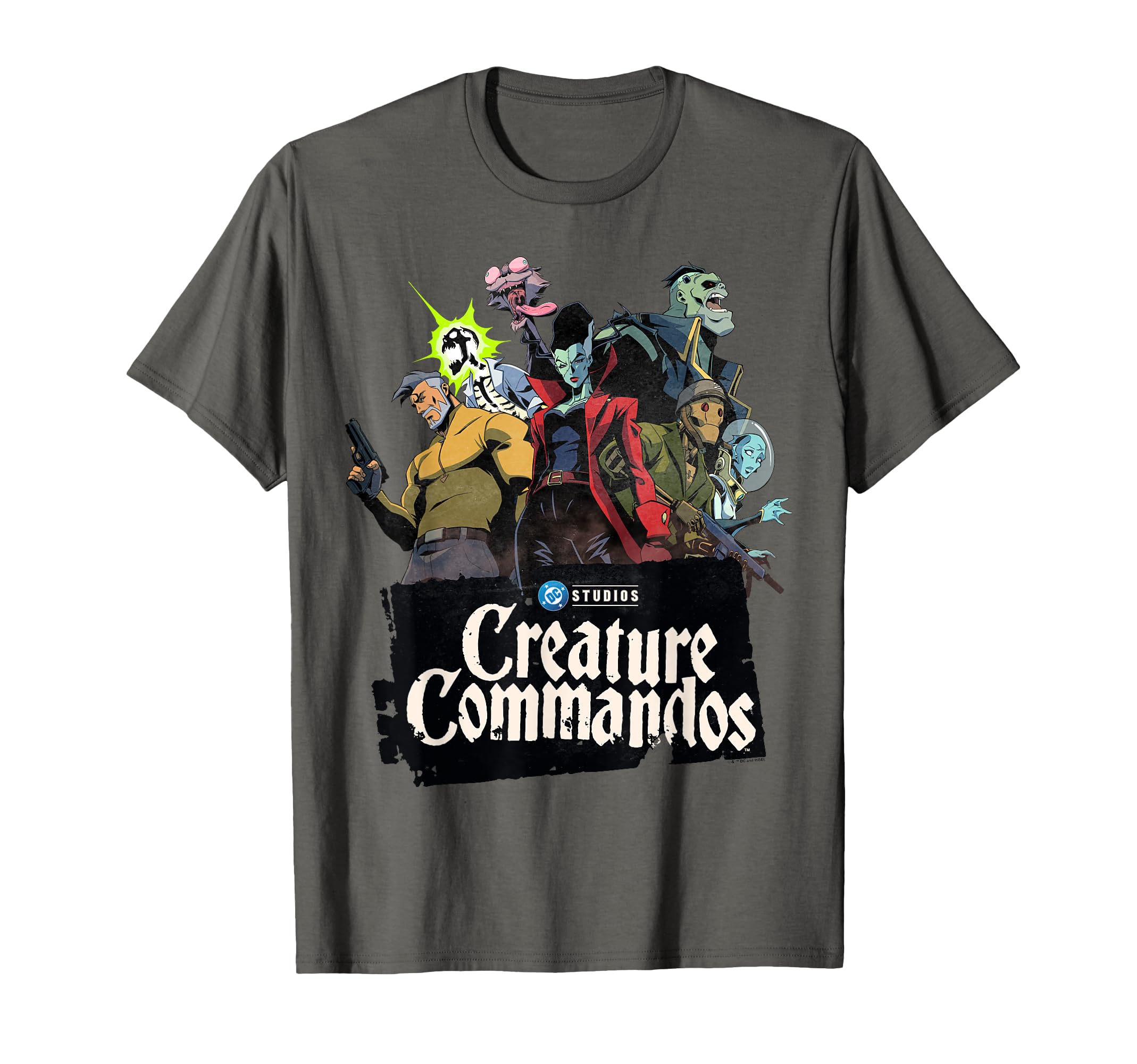 Amazon.com: Creature Commandos Group Pose T-Shirt : Clothing, Shoes ...