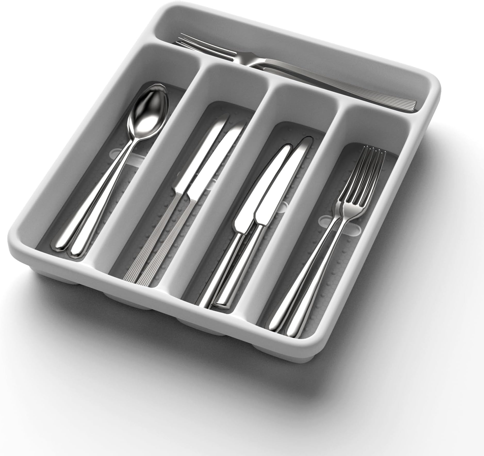 Amazon.com - madesmart Silverware Tray-CARBON COLLECTION 6 Compartments ...