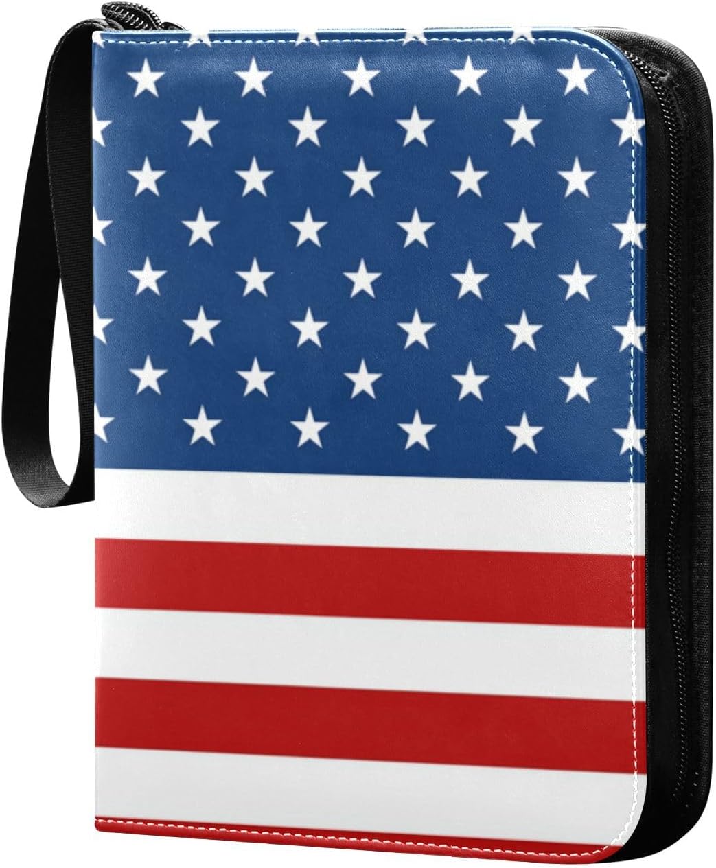 Amazon.com: American Usa Flag Card Binder 400 Pockets Trading Card ...