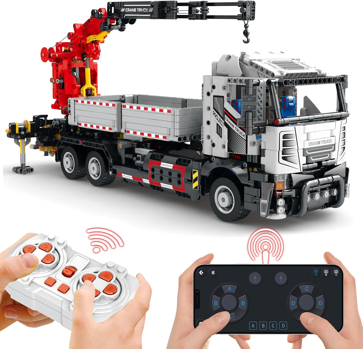 Amazon.com: Technic Moblie Crane Building Block Set, Technic Tow Truck ...