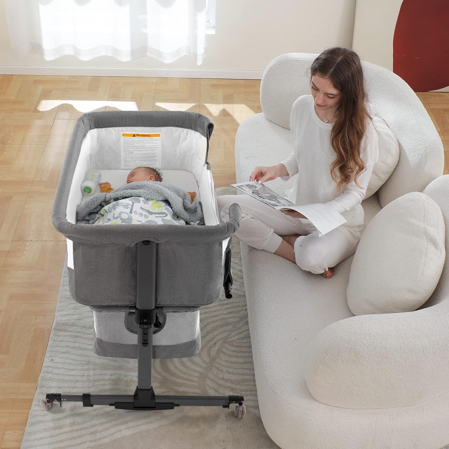 3-in-1 Convertible Baby Bassinet Bedside Sleeper - Philippines | Ubuy