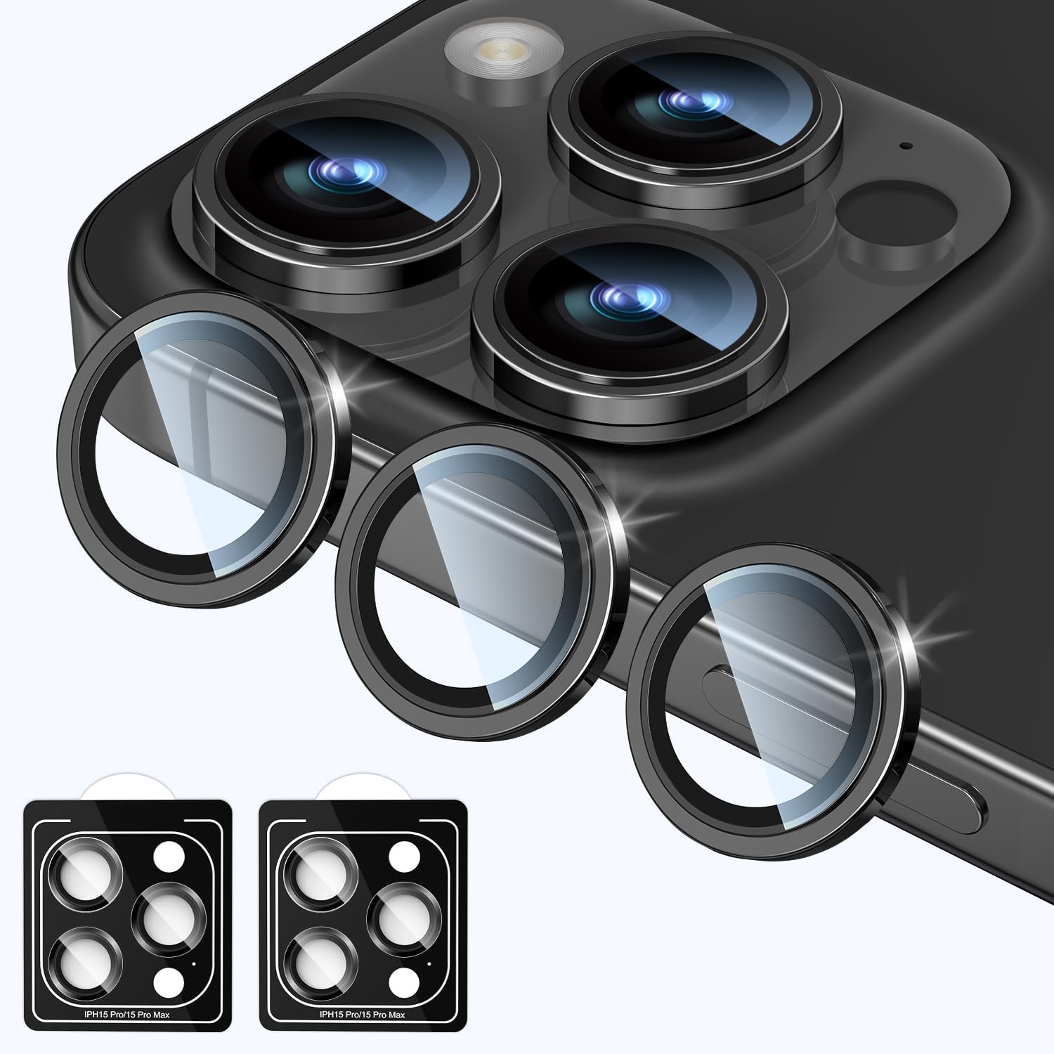 Amazon.com: JETech Camera Lens Protector for iPhone 15 Pro 6.1-Inch and ...